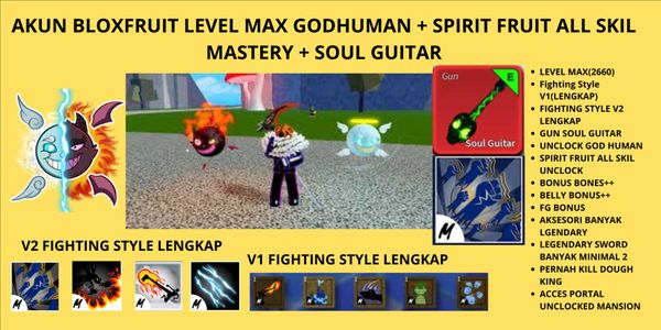 Beli Akun AKUN BLOX FRUIT LEVEL MAX+SPIRIT FRUIT ALL MASTERY+SOUL ...