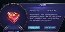 Buy Gift Item Agate Mobile Legends 3211149 | itemku