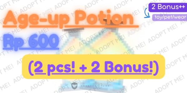 Buy Pet Adopt Me Pet Age-up Potion 30 tasks Adopt Me Trading Hub ...