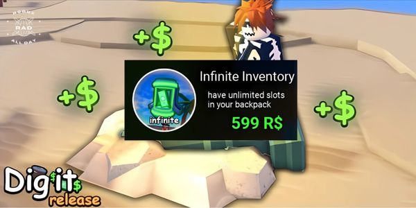Buy Gamepass Infinite Inventory Dig It 3214292 | itemku