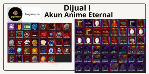 Beli Akun Akun Anime Eternal Super Op World 19 Anime Eternal Terlengkap ...