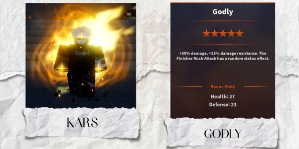 Buy Traits Godly Kars | Mythic Trait - A Universal Time (AUT) A ...