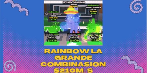 Buy Item Rainbow The Great Combination 210M/S | Secret Steal A Brainrot ...