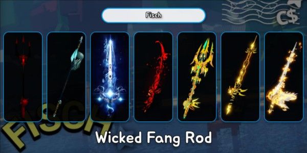 Buy Account Akun Wicked Fang Rod | Fisch Fisch 3945001 | itemku