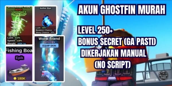 Beli Akun AKUN RATA KANAN SIAP NARIK IKAN BESAR | FISH IT! Fish It! Terlengkap dan Termurah ...