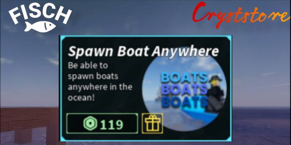 Buy gamepass Spawn Boat Anywhere Fisch 3953722 | itemku