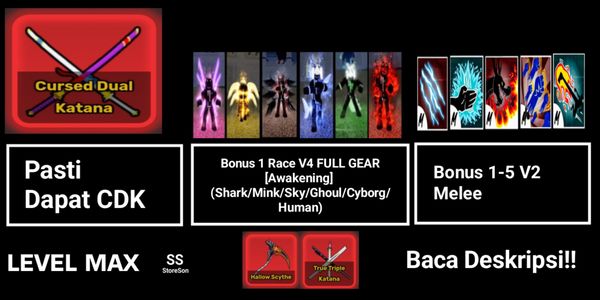 Buy Account MAX LEVEL ACCOUNT BONUS 1 RACE V4 FULL GEAR AWAKENING + CDK ...