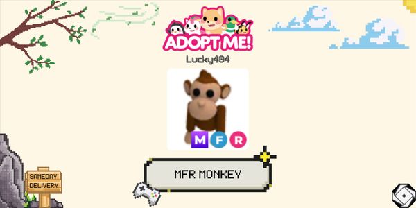 Buy Pet MFR Monkey Adopt Me Trading Hub 3911581 | itemku
