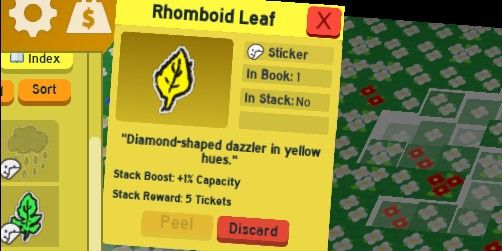 Buy item Rhomboid Leaf Bee Swarm Simulator 3219088 | itemku
