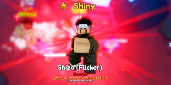 Buy Unit Shiny Shizo / Shisui (Flicker) | Anime Adventures Anime ...