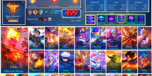 Buy Account #3101 | 499 Skins | Legend Valir | Collector Ling, Harith ...