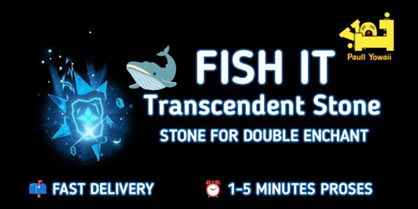 Beli Item Transcendent Stone (Double Enchant Stone) Fish It! Terlengkap ...