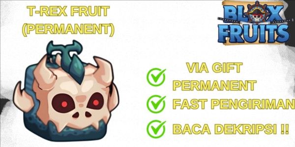 Beli Fruit T-Rex (Permanent) Blox Fruits Terlengkap dan Termurah ...