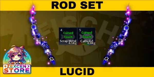 Buy Item Lucid Rod Set Fisch 3922574 | itemku