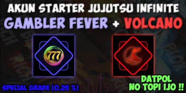 Buy Account Akun Starter Gambler Fever + Volcano | Jujutsu Infinite ...