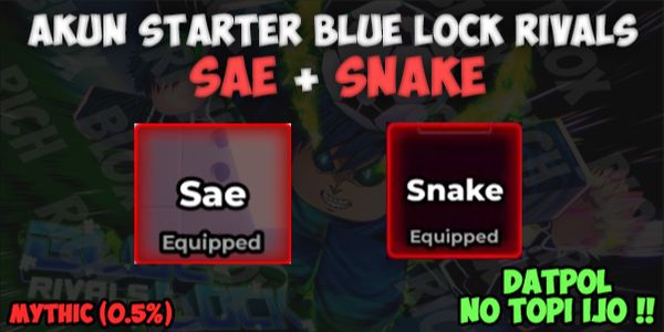 Buy Account Akun Sae (Style) + Snake (Flow) | Blue Lock Rivals Blue ...