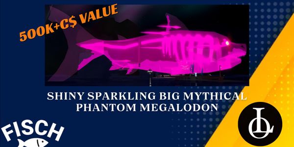 Buy Fish Sparkling Shiny Big Mythical Phantom Megalodon Fisch 3236840 ...