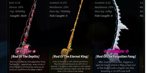 Buy Account Akun Level 750 | The Forgotten Fang Rod | Rod Of The ...
