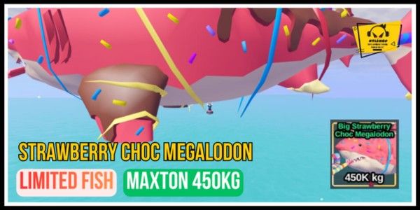 Buy Fish Big Strawberry Choc Megalodon Fish It! 3974010 | itemku