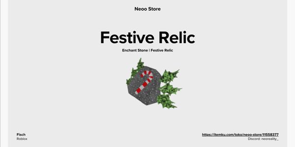 Beli Item Festive Relic | Fisch Fisch Terlengkap dan Termurah Mei 2026 ...