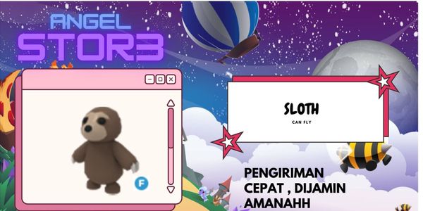 Buy Pet Sloth F Adopt Me Trading Hub 3239131 | itemku