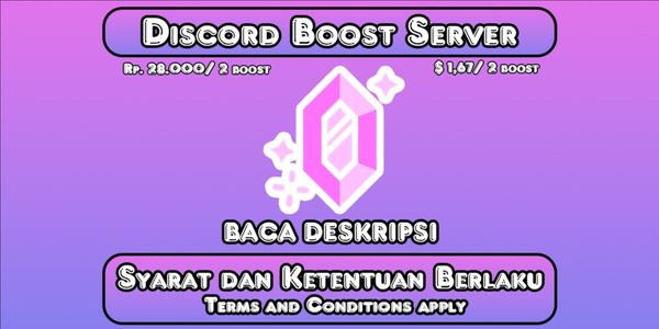 Buy Server Boost Boost Level 1 Discord 3994278 | itemku