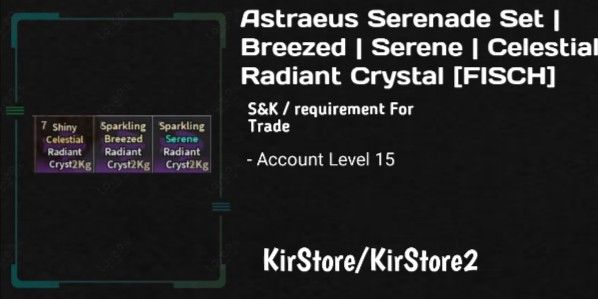 Beli Fish Astraeus Serenade Set/Quest Pt 1. Breezed | Serene ...