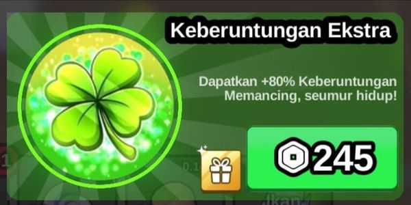 Beli Gamepass Extra Luck Fish It! Terlengkap dan Termurah April 2026 ...