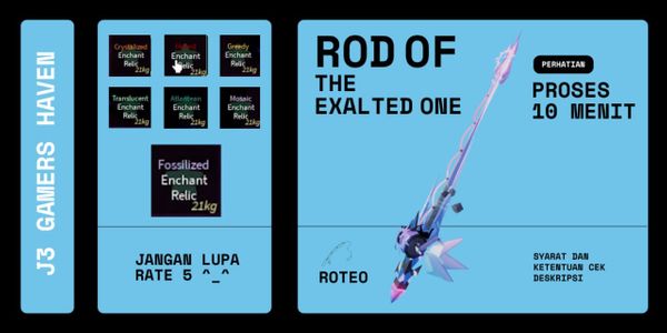 Beli Item Rod Of The Exalted One Paket Fisch Terlengkap dan Termurah ...
