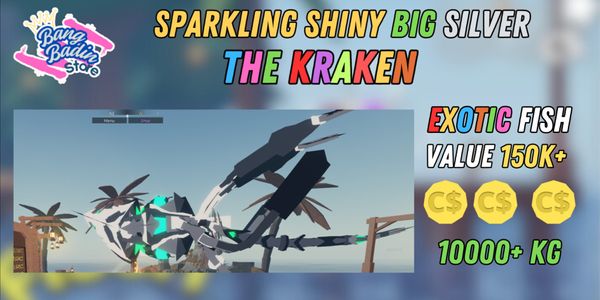Beli Fish SPARKLING SHINY BIG SILVER THE KRAKEN Fisch Terlengkap dan ...