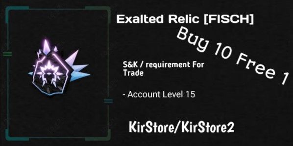 Beli Item Exalted Relic - Fisch RBL Fisch Terlengkap dan Termurah April ...