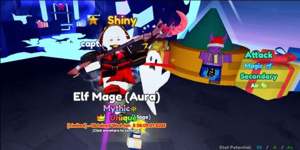 Buy Account Akun Anime Adventures Unique Shiny Elf Mage (Aura) Sisanya ...