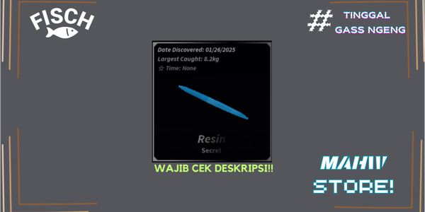 Buy Item Resin (Fisch) Fisch 3249938 | itemku