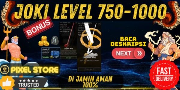 Buy Boosting Service Joki Level 750-1000 Fisch 3246635 | itemku