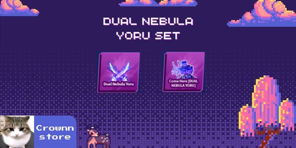 Buy Limited Swords Dual Nebula Yoru set Blade Ball 3195310 | itemku