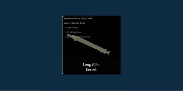 Beli Fish Sparkling Shiny Big Long Pike (Secret Fish) | Fisch SSB Fisch ...