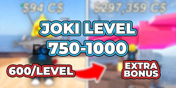 Beli Joki Joki Level Fisch - Per Level (750-1000) Fisch Terlengkap dan ...