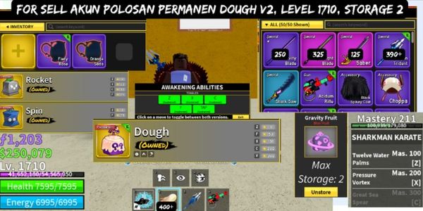 Buy Account AKUN POLOSAN PERMANEN DOUGH AWAKEN (V2) | GAME PASS ...