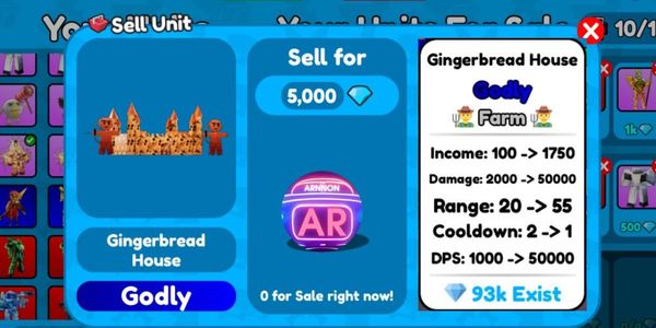 Beli Others Gingerbread House - Godly Toilet Tower Defense Terlengkap ...