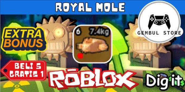 Buy Item Royal Mole (Mythical) Dig It 3241317 | itemku