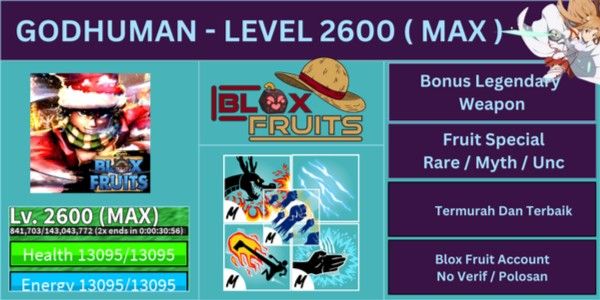 Buy Account Rbl Game Blox Fruit Account Datpol Max Level Blox