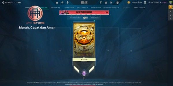 Buy Account Akun Valorant Rank Diamond 3 Skin Bundle PTC Limited Dan ...