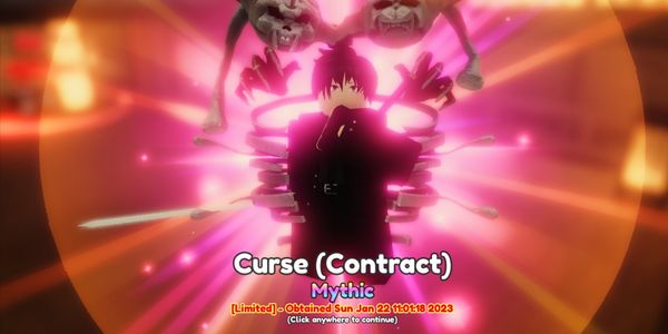 Beli Unit Curse (Contract) || Anime Adventure (Aki - Chainsaw Man) Evo ...