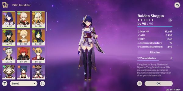 Buy Account AR 55, Raiden Signature, Kinich Signature, Xilonen C1 ...