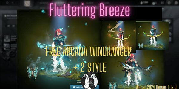 Buy Item Gift Fluttering Breeze (Windranger Set) Winter 2024 Heroes ...