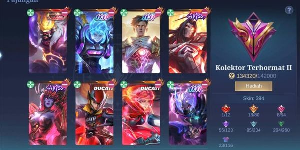 Buy Account Akun Mobile Legends Sultan Kolektor Terhormat II Mobile ...
