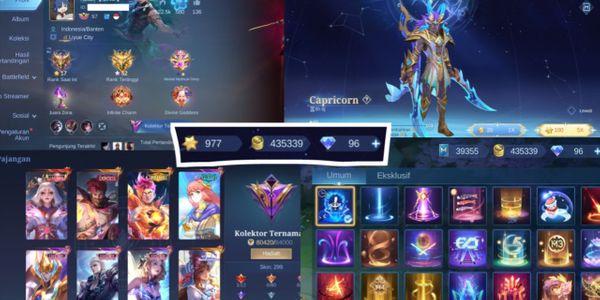 Buy Account ML Legend Lunox Account, Granger Exorcist, Claude Prime ...