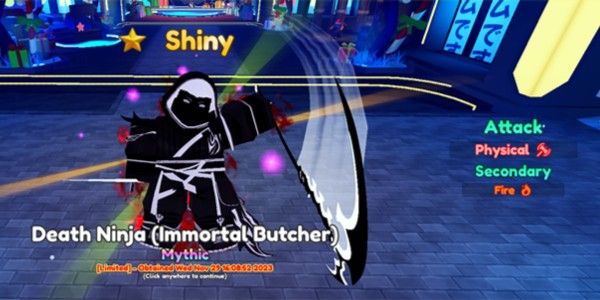 Beli Unit Shiny Death Ninja (Immortal Butcher) | Hidan Anime Adventures ...