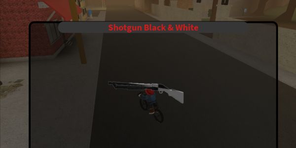 Buy Skin Da hood | Shotgun (Black and white skin (Rare) Da Hood 3290244 ...