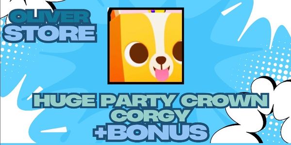 Beli Pets Huge Party Crown Corgi Pet Simulator 99! Terlengkap dan ...